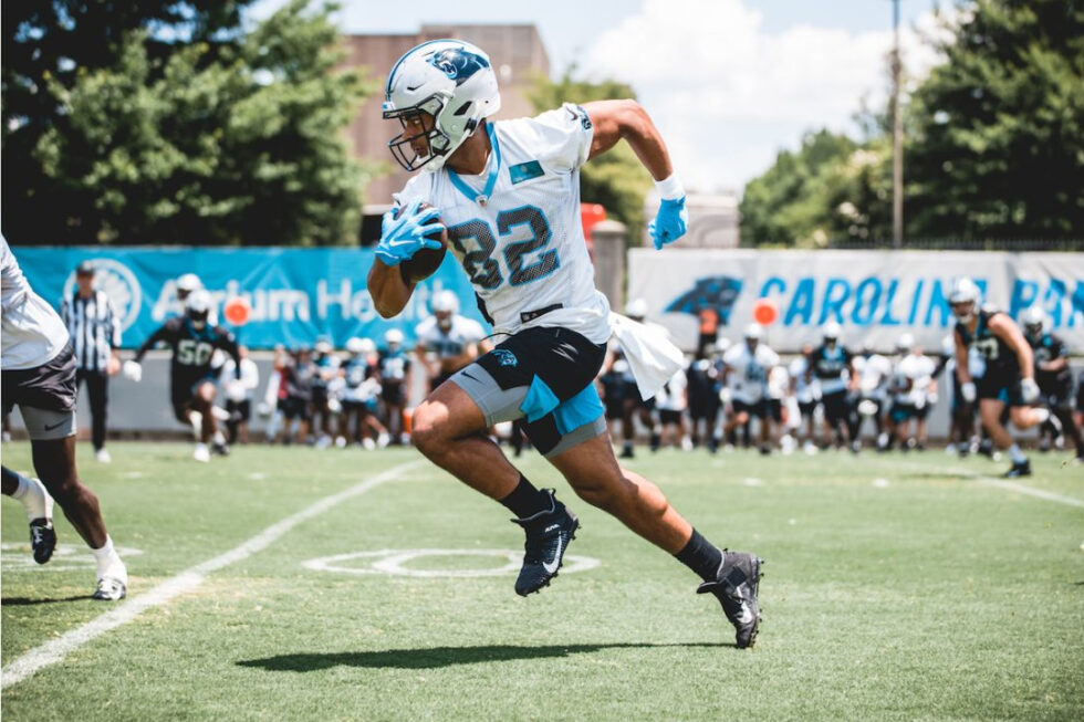 Panthers’ Tommy Tremble Following Notre Dame Lineage